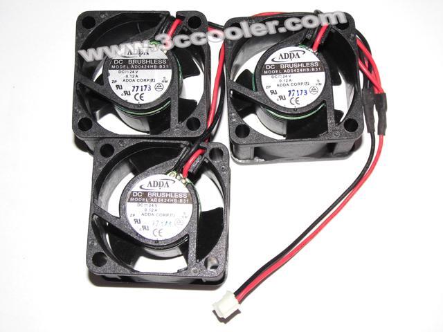 Click here for 3pcs/group ADDA 4028 AD0424HB-B31 24V 0.12A 2Wire... prices