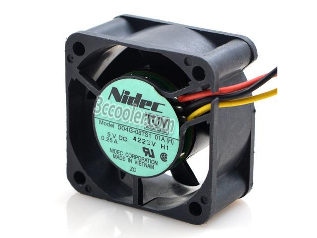 Click here for NIDEC 4020 D04G-05TS1 01A 5V 0.25A 3 Wires 3 Pins... prices