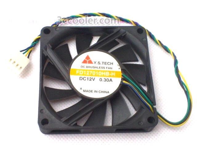 Click here for Y. S.TECH FD127010HB-H 12V 0.30A PWM 4 Wires 4 Pin... prices