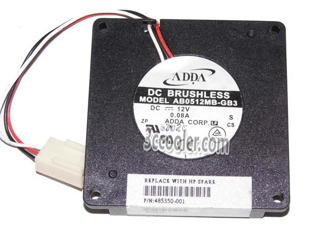 Click here for ADDA 50x10mm AB0512MB-GB3 12V 0.08A 3 Wires 3 Pins... prices