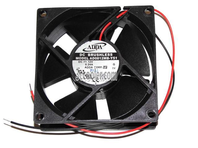 Click here for ADDA 80x32mm AD0812MB-Y51 12V 0.24A 2 Wires Case F... prices