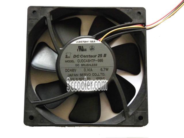 Click here for Servo 12025 CUDC48H7P-986 48V 0.14A 6.7W 3 Wires C... prices