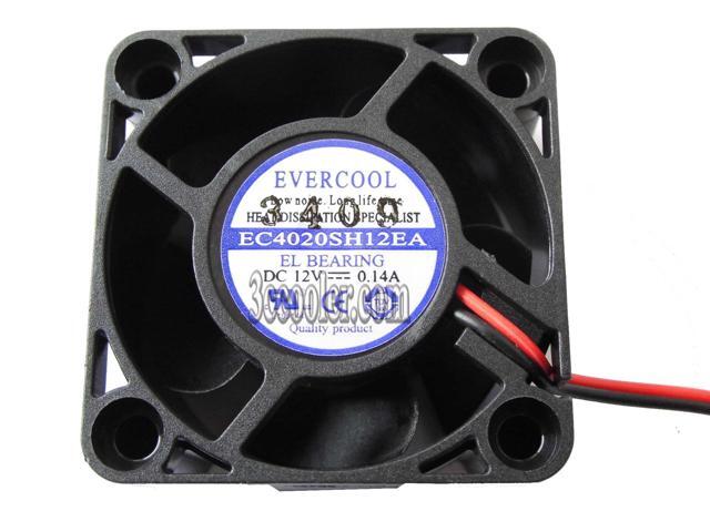 Click here for EVERCOOL 40*20mm 4CM EC4020SH12EA 12V 0.14A 2 wire... prices