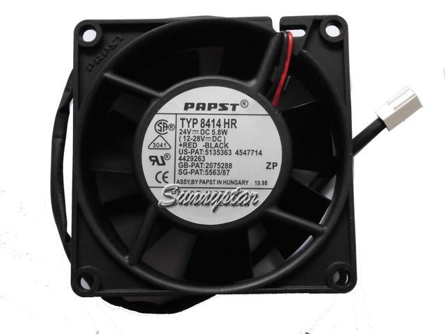 Click here for PAPST 8025 TYP 8414 HR square Cooling fan with 24V... prices
