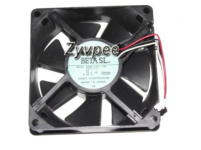 Click here for Square Cooling Fan of NIDEC 8025 D08A-12TL with 12... prices