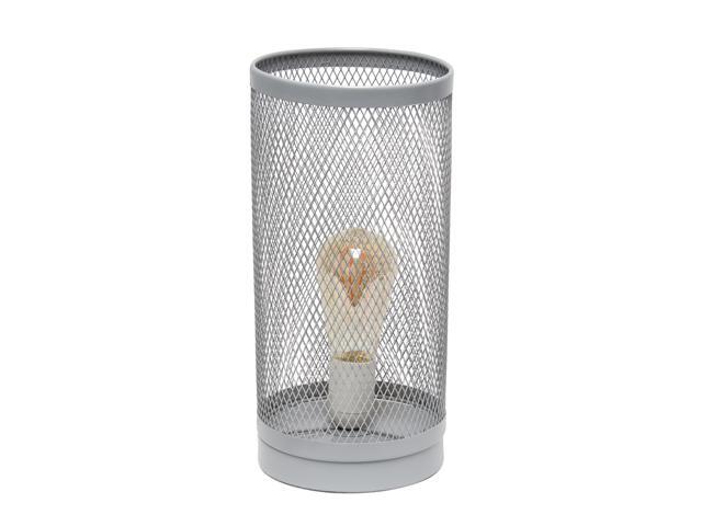 Click here for Simple Designs Gray Mesh Cylindrical Steel Table L... prices