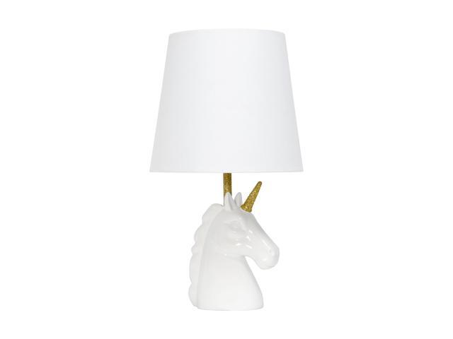 Click here for Simple Designs Sparkling Gold and White Unicorn Ta... prices