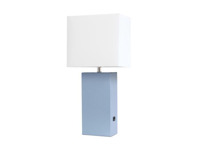 Click here for Elegant Designs Modern Leather Table Lamp with USB... prices