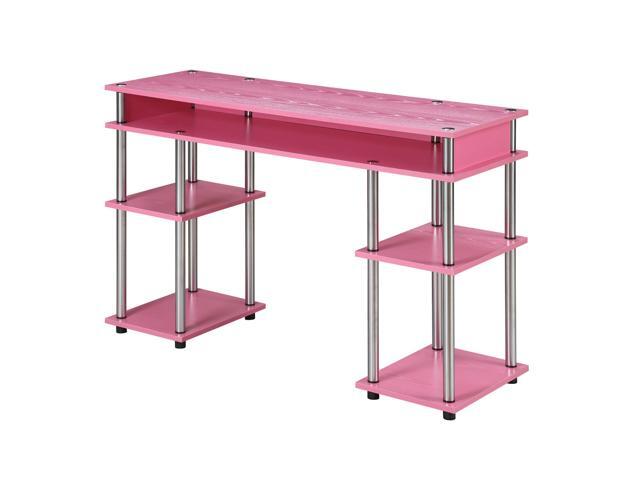 Click here for Designs2Go No Tools Student Desk with Shelves prices