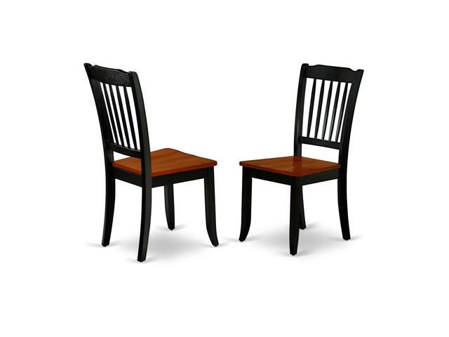 Click here for Set of 2 Chairs DAC-BCH-W Danbury vertical slatted... prices