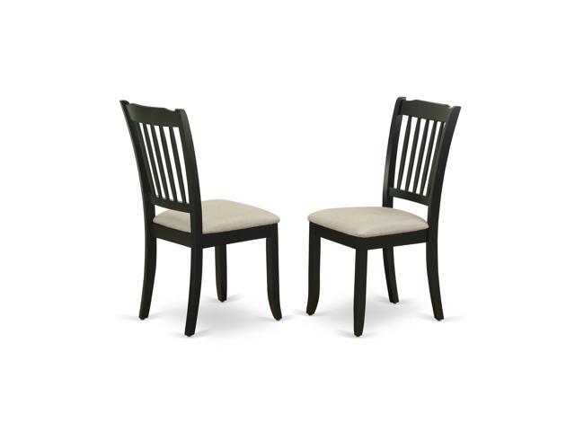 Click here for Set of 2 Chairs DAC-BLK-C Danbury vertical slatted... prices