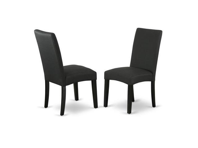 Click here for Set of 2 Chairs DRP1T24 Parson Chair with Black Fi... prices