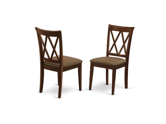 Click here for Set of 2 Chairs CLC-MAH-C Clarksville Double X-bac... prices
