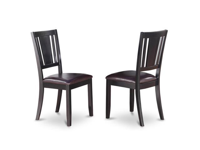 Click here for Dudley Dining Chair with Faux Leather upholstered... prices