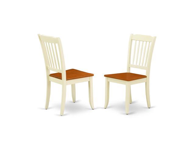 Click here for Set of 2 Chairs DAC-BMK-W Danbury vertical slatted... prices