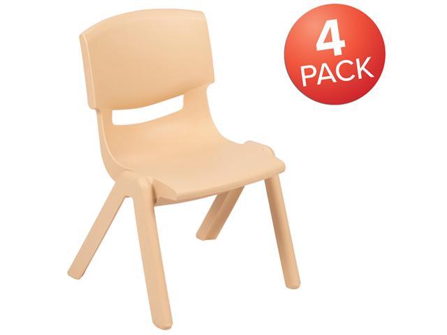 Click here for 4 Pack Natural Plastic Stackable School Chair with... prices