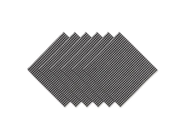 Click here for DII Black/Semi Bleach Gingham Napkin (Set of 6) prices