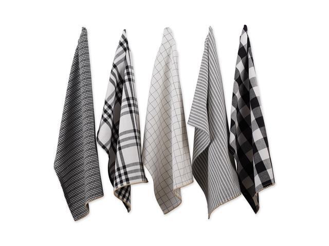 Click here for DII Black Farmhouse Woven Dishtowel (Set of 5) prices
