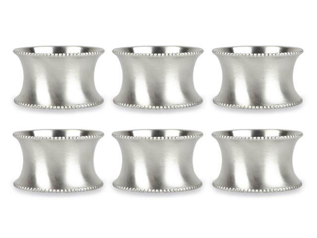 Click here for DII Beaded Silver Napkin Ring (Set of 6) prices