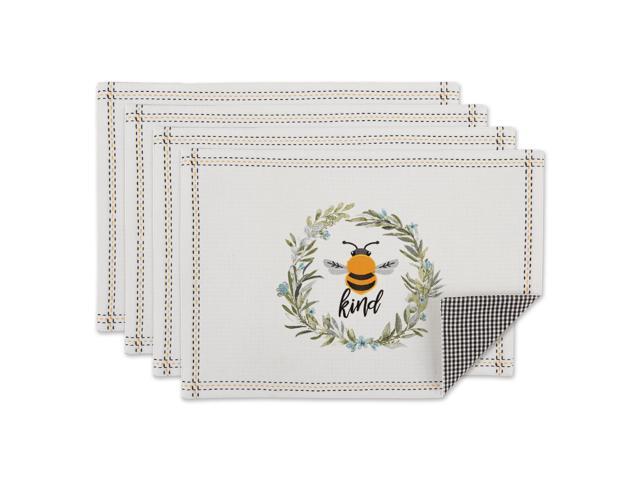 Click here for DII Bee Kind Reversible Embellished Placemat (Set... prices