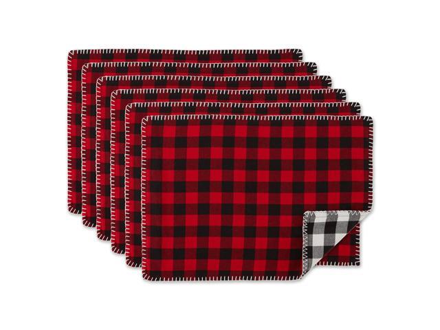 Click here for DII Christmas Buffalo Check With Embroidery Placem... prices