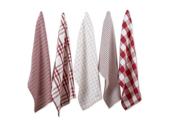 Click here for DII Barn Red Farmhouse Woven Dishtowel (Set of 5) prices