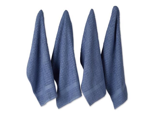 Click here for DII Solid Vintage Stonewash Blue Waffle Terry Dish... prices