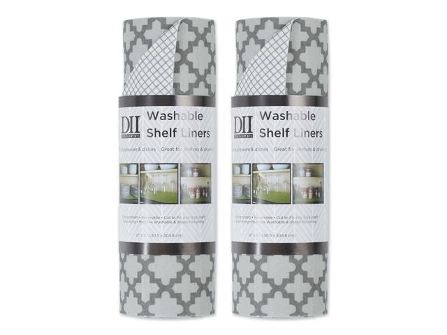 Click here for DII Gray Lattice Shelf Liner (Set of 2) prices