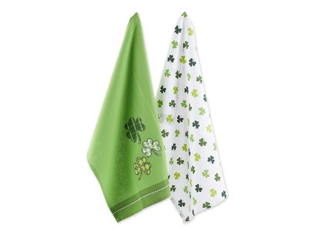 Click here for DII Assorted Green / White Lucky Day Dishtowel (Se... prices