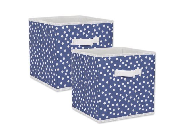 Click here for DII Nonwoven Polyester Cube Small Dots French Blue... prices