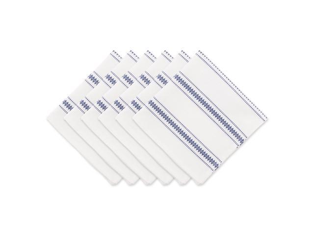 Click here for DII French Blue Zig Dobby Stripe Napkin (Set of 6) prices