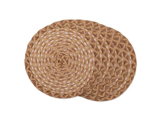 Click here for DII Natural Dahlia Woven Polyester Round Placemat... prices