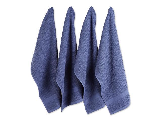 Click here for DII Solid French Blue Waffle Terry Dishtowel (Set... prices
