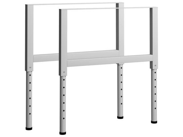 Click here for vidaXL Adjustable Work Bench Frames 2 pcs Metal 33... prices