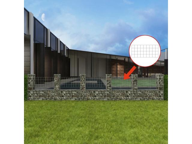 Click here for vidaXL Gabion Basket U-Shape Galvanised Steel 224.... prices