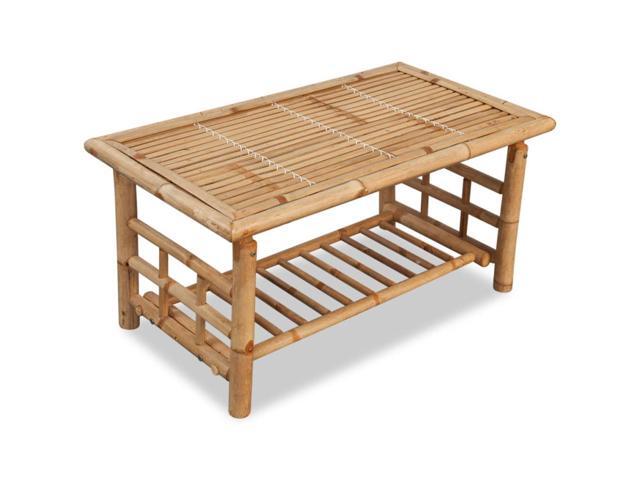 Click here for vidaXL Coffee Table Bamboo 35.4x19.7x17.7 prices