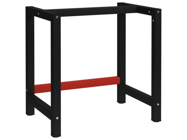 Click here for vidaXL Work Bench Frame Metal 31.5x22.4x31.1 Black... prices