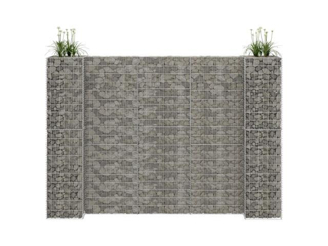 Click here for vidaXL H-Shaped Gabion Planter Steel Wire 223.6x15... prices