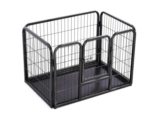 Click here for vidaXL Puppy Playpen Steel 36.6x24.8x24 prices