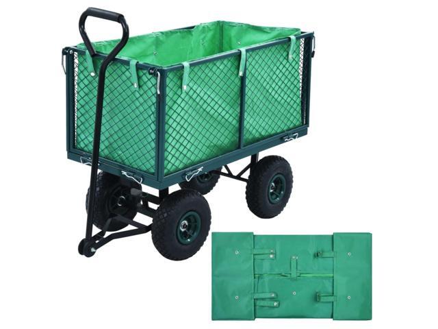 Click here for vidaXL Garden Cart Liner Green Fabric prices