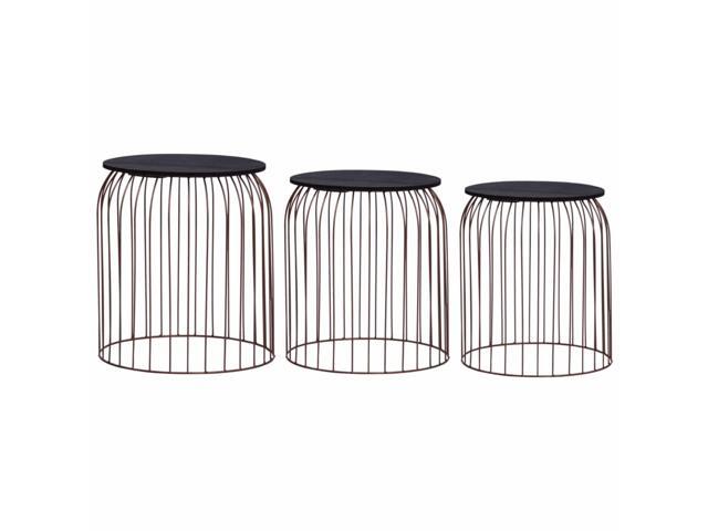 Click here for vidaXL Coffee Tables 3 pcs Copper prices