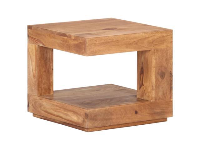 Click here for Coffee Table 17.7x17.7x15.7 Solid Wood Acacia - Br... prices