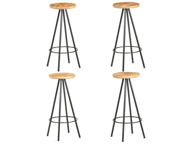 Click here for vidaXL Bar Stools 4 pcs Rough Mango Wood prices