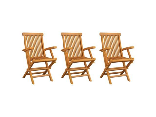 Click here for vidaXL Garden Chairs 3 pcs Solid Teak Wood prices
