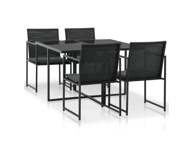 Click here for vidaXL 5 Piece Outdoor Dining Set with Cushions Po... prices