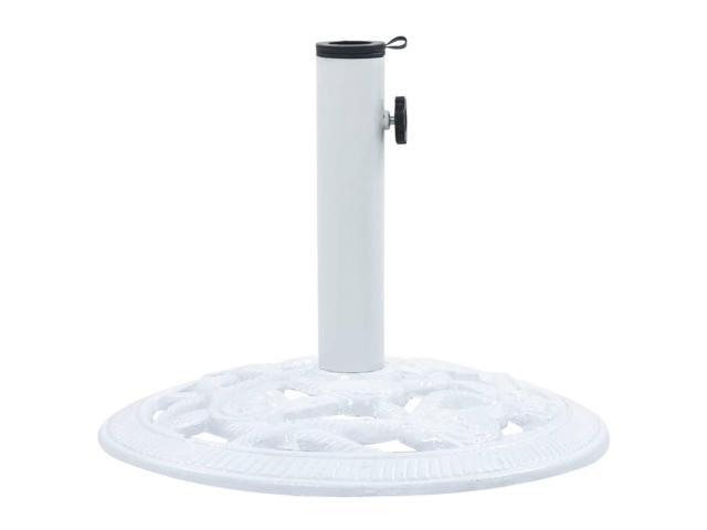 Click here for vidaXL Umbrella Base White 19.8 lbs 15.7 Cast Iron prices