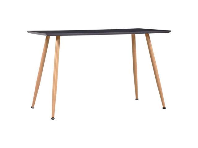 Click here for vidaXL Dining Table Gray and Oak 47.2x23.6x29.1 MD... prices