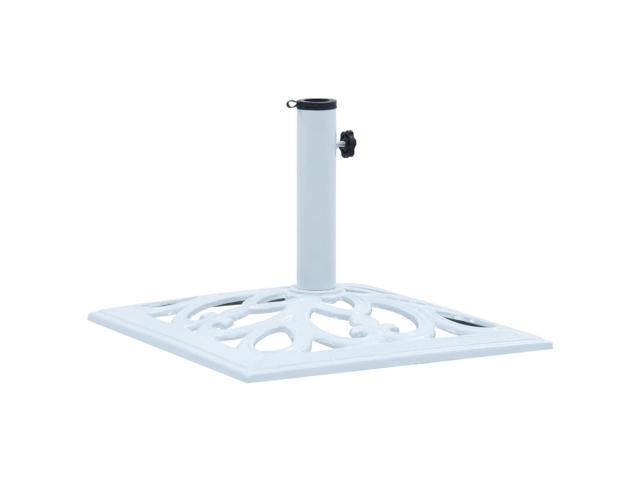 Click here for vidaXL Umbrella Base White 26.5 lbs 19.3 Cast Iron prices