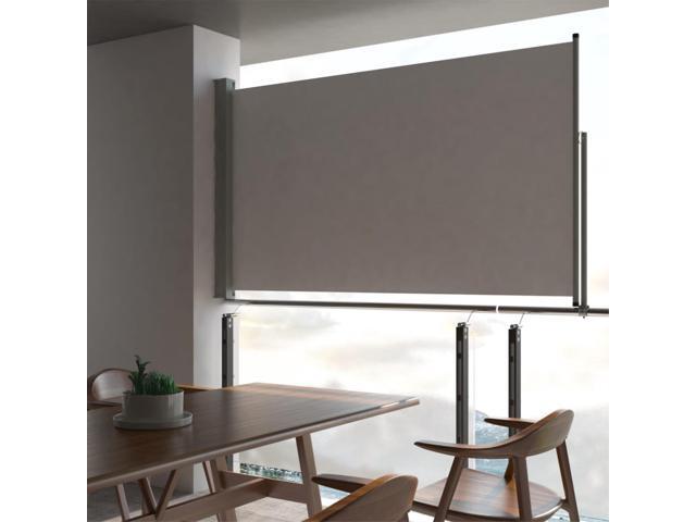 Click here for vidaXL Patio Retractable Side Awning 55.1x118.1 Gr... prices