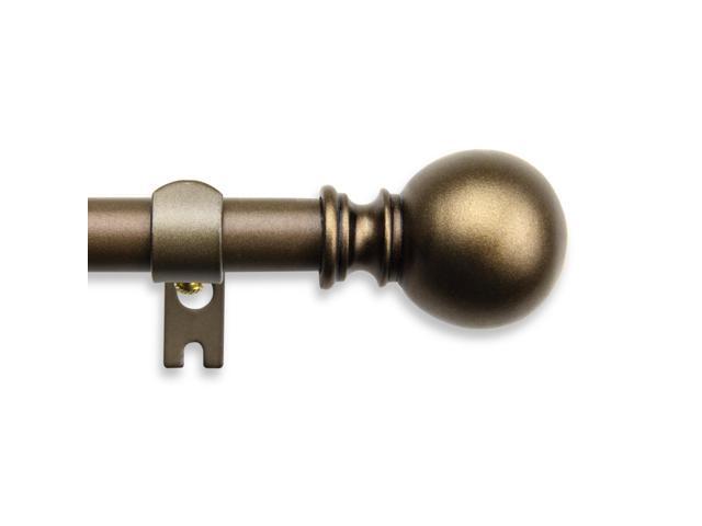 Click here for Mona Curtain Rod 5/8 inch 28-48 Inch - Antique Gol... prices